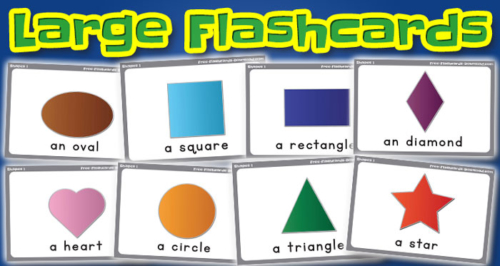 Shapes Flashcards, Games, and Worksheets - Free Flashcards Download