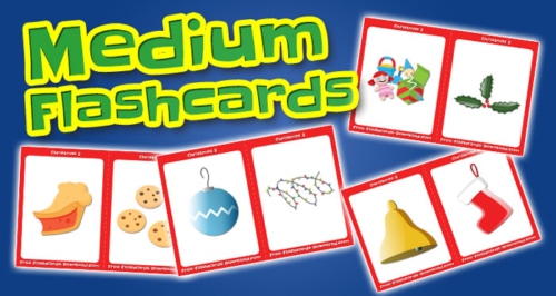 Christmas Flashcards, Games, and Worksheets – Free Flashcards Download